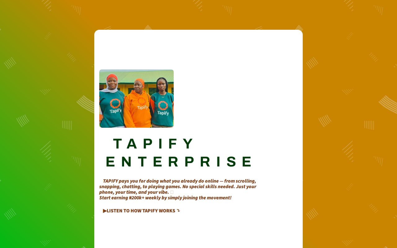 TAPIFY ENTERPRISE